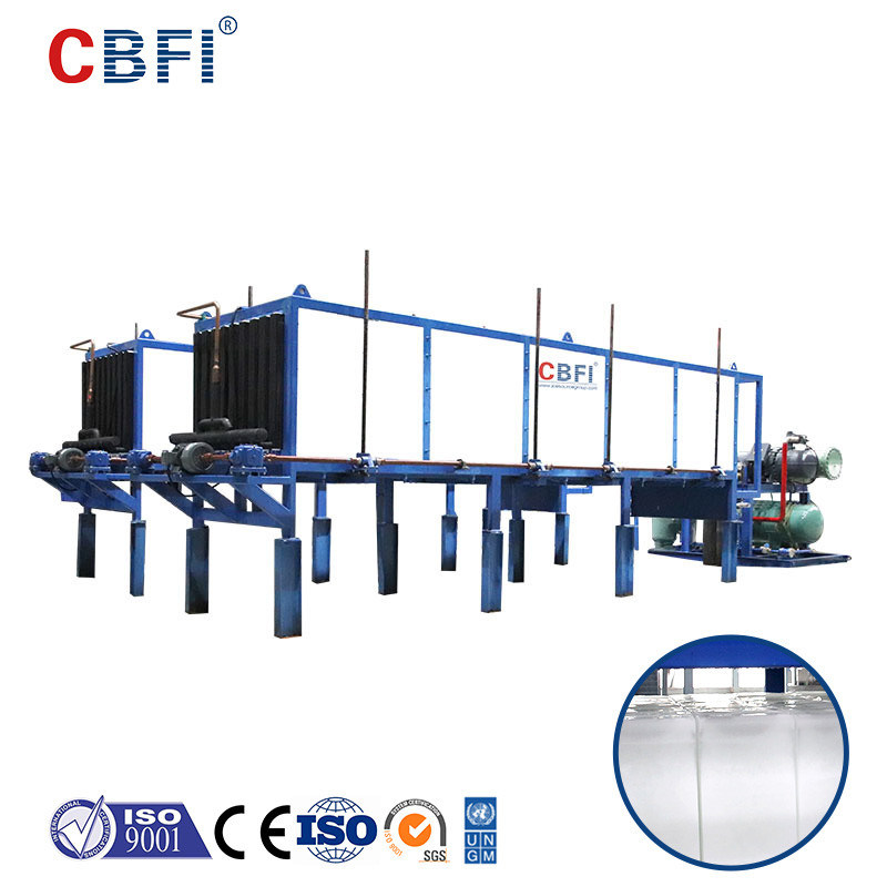 25 Tons Industrial Automatic Ice Block Machine Direct Cooling Automatic ...