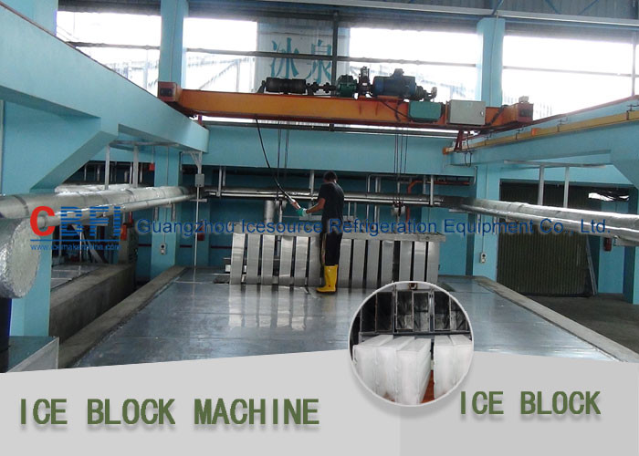 Safety Freon System Block Ice Maker 50 Ton 100 Ton Denmark Danfoss ...